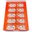 100 BIC Astor Stainless Double Edge Safety Razor Blades-SMOOTH (Card of ...