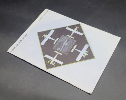 General Aircraft Corporation 1969 Annual Report, aircraft, planes | eBay