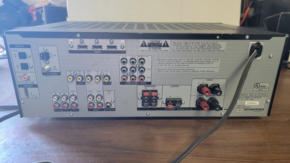 Sony STR-DG520 Multi Channel AV Receiver | eBay