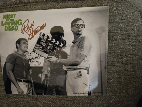 Russ Streiner - SIGNED - Night Of The Living Dead -8x10 B&W Photo ...