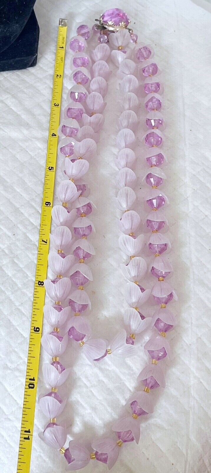 ANTIQUE VINTAGE CELLULOID LAVENDER PURPLE AMETHYST VI… - Gem