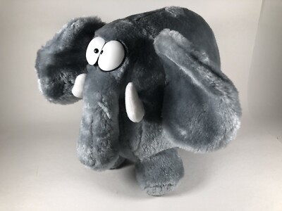 Animal Crackers Vintage Plush Elephant Grey 1994 Stuffed Animal Toy 9 ...