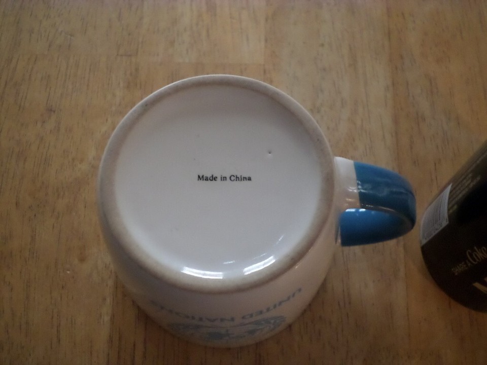 [ UN ] "UNITED NATIONS", Ceramic Coffee Cup / Mug, Vintage | eBay