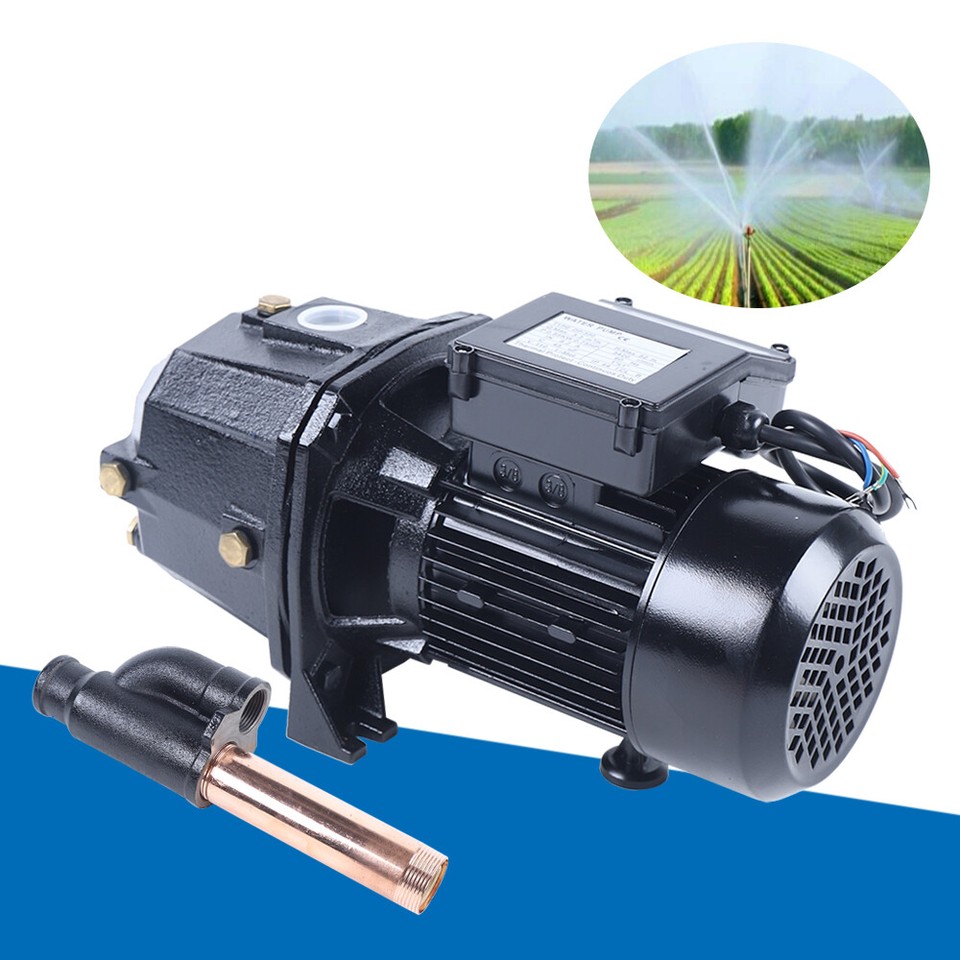 1 HP Shallow/Deep Well Jet Pump Convertible Pump with Ejector Kit Well ...