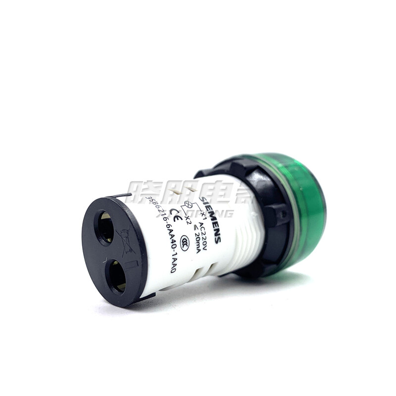 2pc Siemens Green indicator light 3SB6216-6AA40-1AA0 AC220V for sale ...
