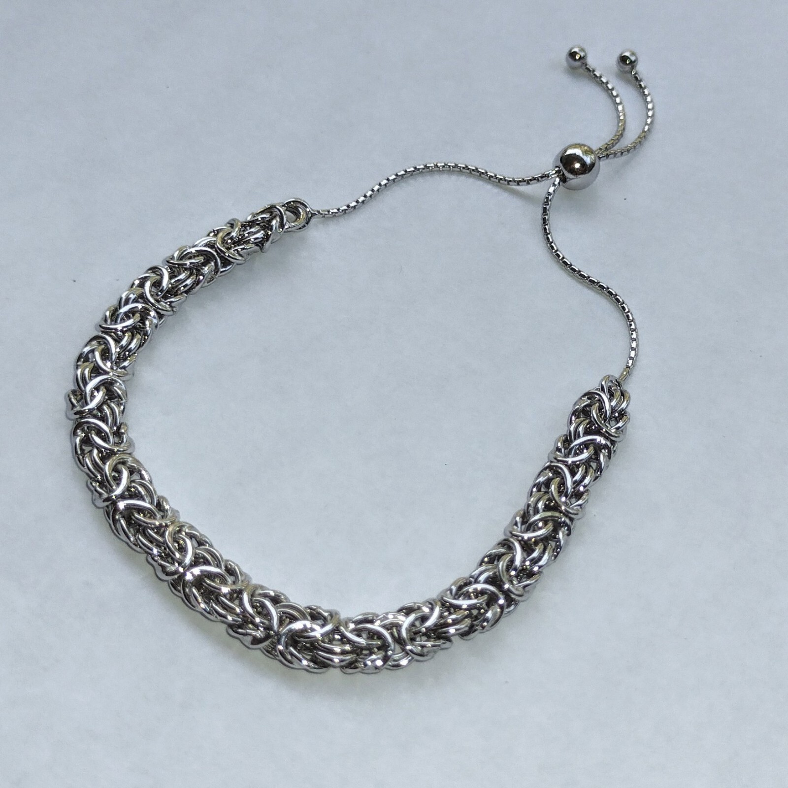Milor Sterling Silver Bracelet Adjustable Bolo Braid Vintage Italy 925 ...