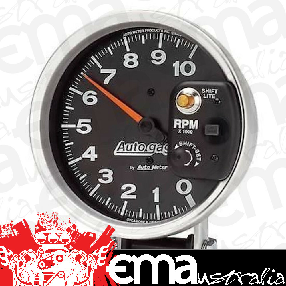 AutoMeter AU233903 Auto Gage 5" Monster Shift Lite Tacho 0-10000RPM ...