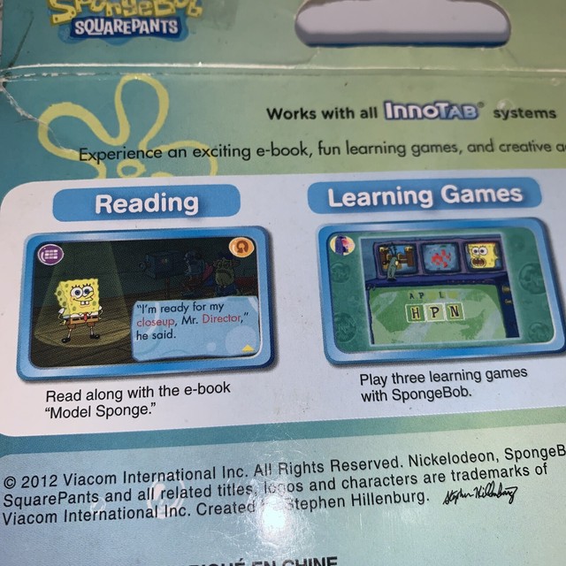 VTech - InnoTab Software - SpongeBob SquarePants for sale online | eBay
