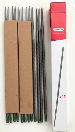 Oregon Round Chainsaw Files 1 Box (Dozen). Size 3/16. 4.8mm - New | eBay