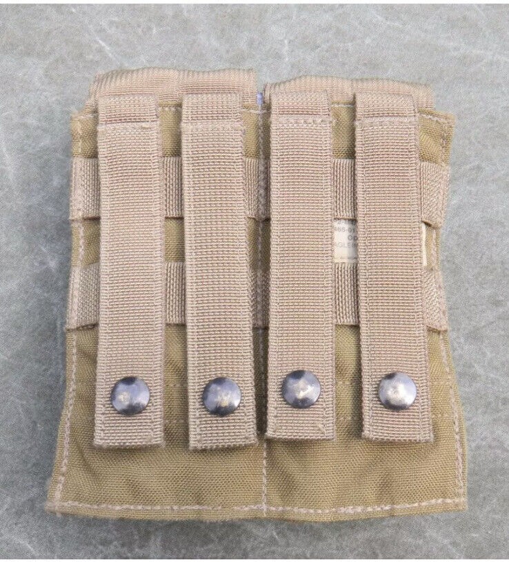 US Military USMC Eagle Industries Double Mag Pouch MP2-M4/2-MS-COY ...