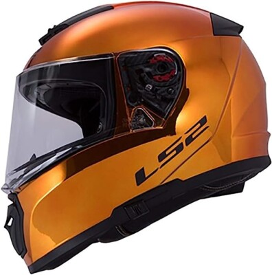 LS2 Breaker Full Face Motorcycle Helmet Molecular Orange Krome Adult ...