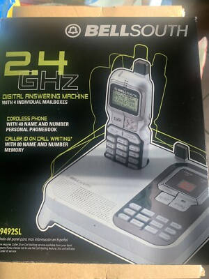 BellSouth 2.4GHz Cordless Phone with Answering System (GH9492SL) | eBay
