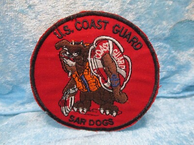 US Coast Guard SAR DOGS Military Patch | eBay
