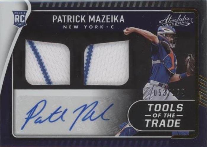 2022 Panini Absolute - Tools of the Trade 2 Swatch Signatures Patrick ...