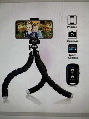 UBeesize Tripod S, Premium Flexible Phone Tripod with Wireless Remote ...