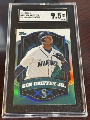 2012 Topps Value Box Refractor Ken Griffey Jr. #MBC3 SGC 9.5 MINT+ | eBay