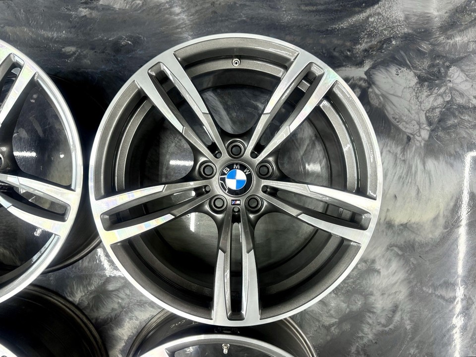 OEM FORGED BMW Ferric Grey F80 M3 F82 F83 M4 M2 Rims 437M 19x9 19x10 ...