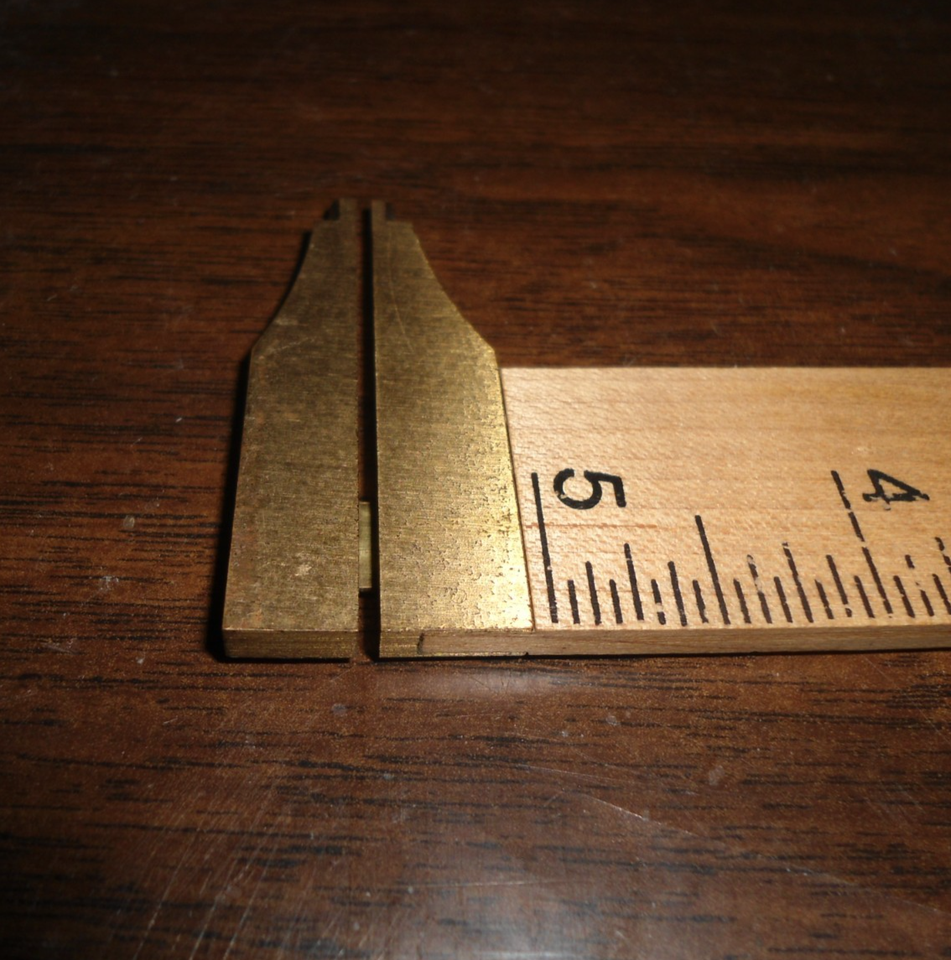 One Vintage Stanley No 35-137 Caliper Rule - 5 Inch - Good USED ...