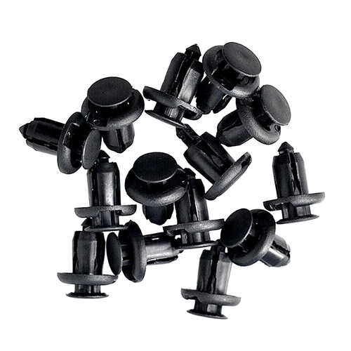 Bulk Lot 10x Pairs med 2cm Automotive Car Black Trim Clips BRAND NEW ...