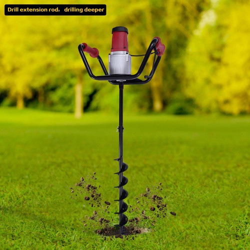 Electric Hole Digger Machine Garden Adjustable Auger Drill Machine +4 ...