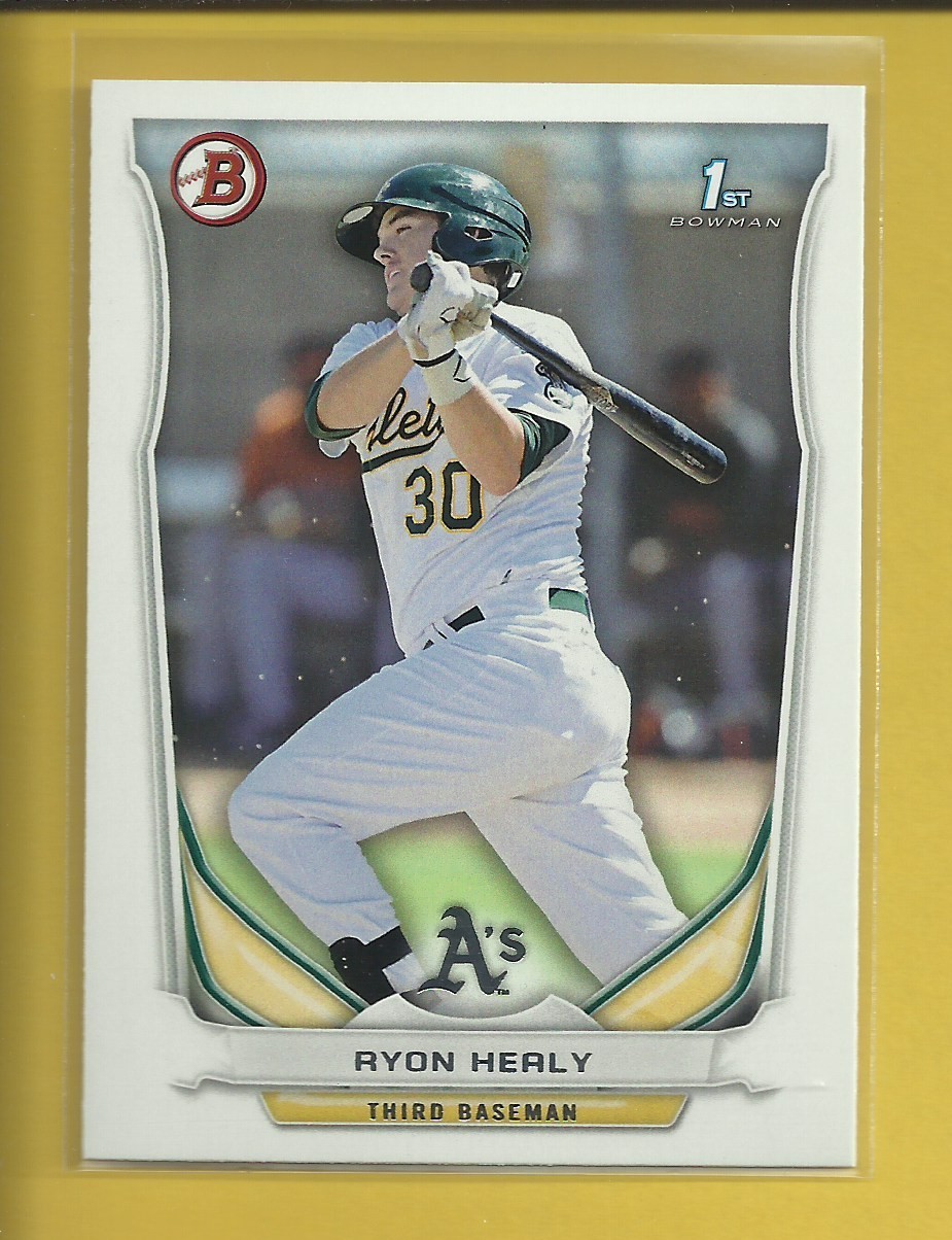 Ryon Healy RC 2014 1st Bowman Prospects Rookie Card # BP61 Athletics ...