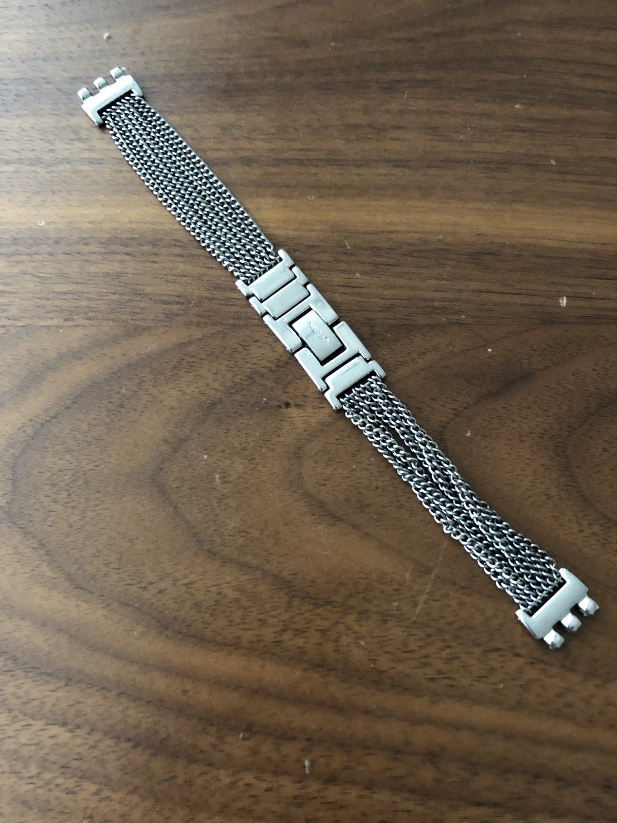 Original Swatch 11mm St. Steel Chain Watch Band Strap Stainless Steel ...
