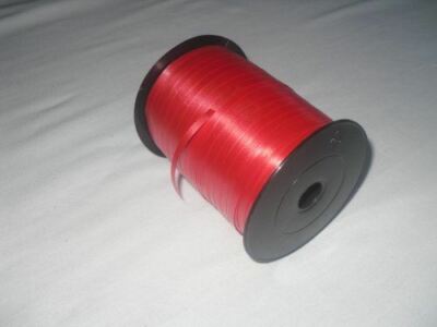 500 Yard Reel of Red Curling Ribbon. 5mm wide. Gift Wrapping, Balloons ...