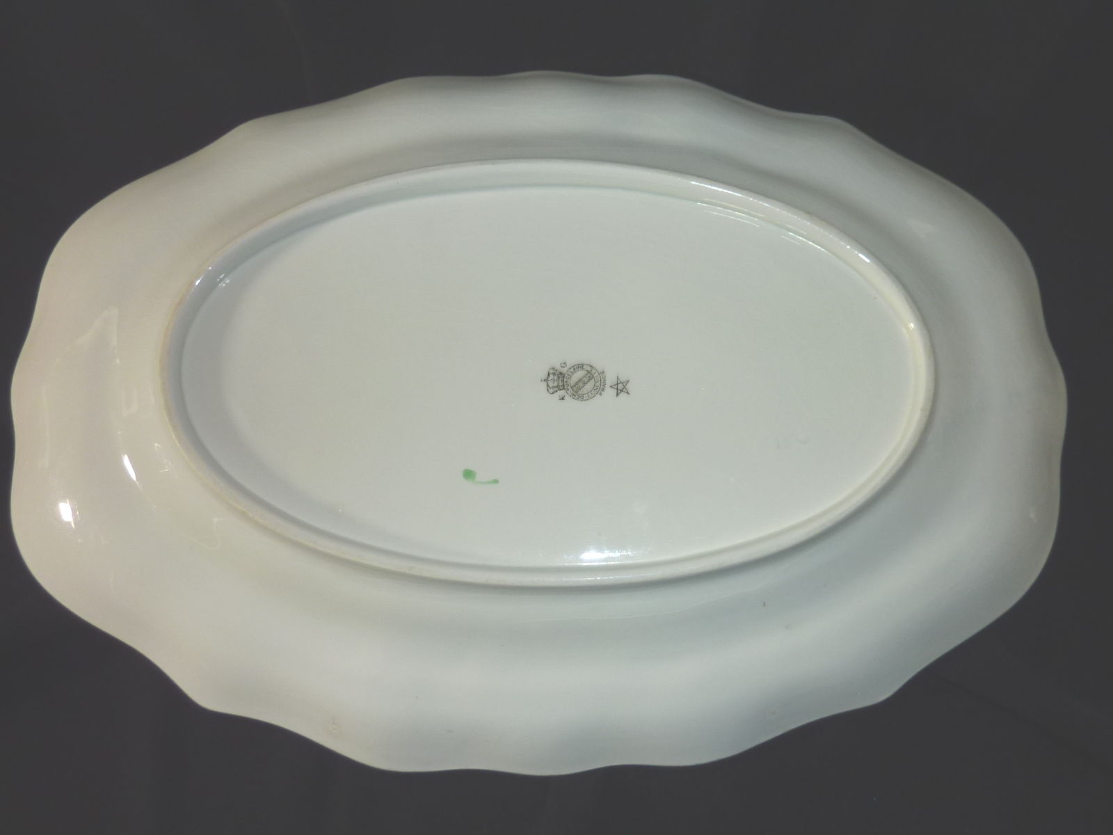 15 3/4" Luneville France Old Strasbourg Porcelain Floral Oval Serving ...