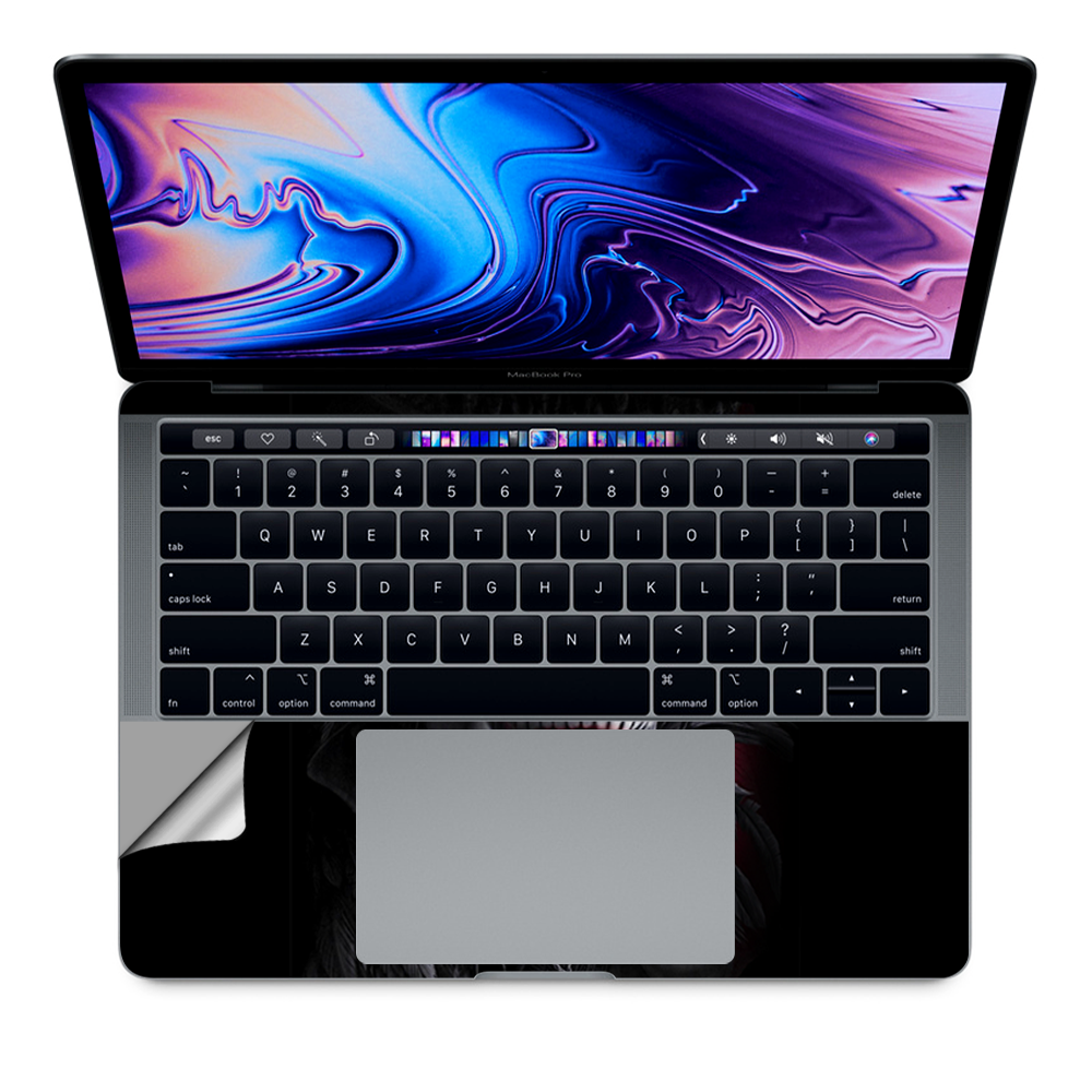 Skin Decal Wrap for MacBook Pro 13" Retina Touch Dead Mask Skull Face ...