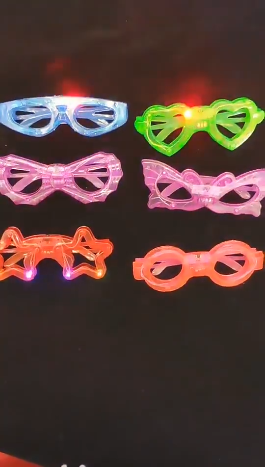 LED Light Up Glasses for Kids/ Adult LED Party Toys Assorted colors 12 ...