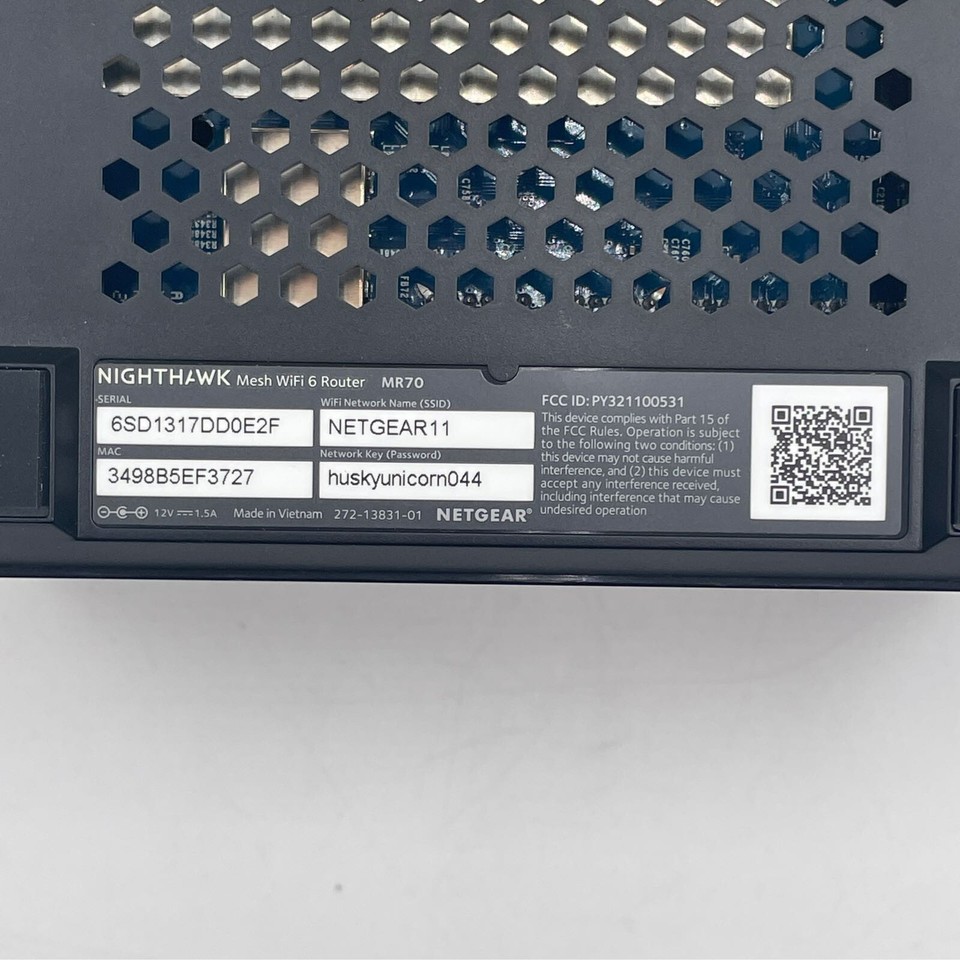 NETGEAR Nighthawk Tri-Band Whole Home Mesh WiFi 6E Router (MR70) | eBay