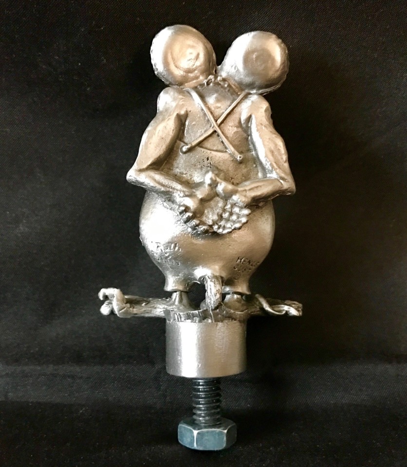 ED ROTH VINTAGE RAT FINK RARE /HOOD ORNAMENT /MASCOT /RAT ROD HOT ROD ...