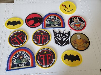 Lot of 12 Bam Box Badge Patch,Game Of Thrones,TRANSFORMER,BATMAN ...
