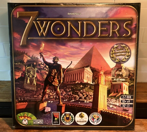 Asmodee Editions Seven 7 Wonders 7Wonders Board Game Brand New Factory ...