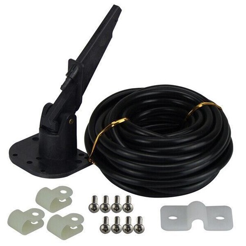 Universal Pitot Tube Kit, Black Pitot Speedo Pick Up, 6m Hose, Boat ...
