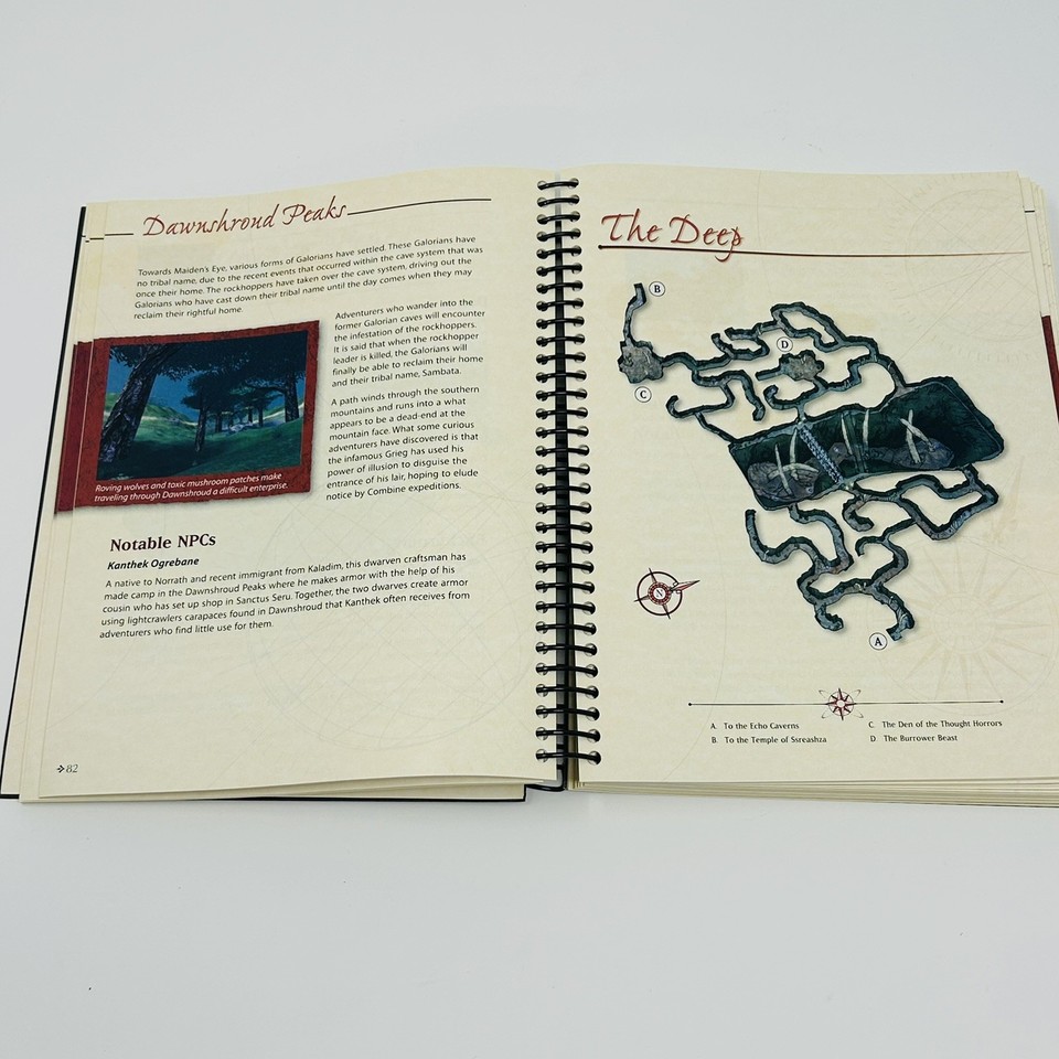 EverQuest Atlas: Maps of Myrist (2002 Spiral Slipcase Sony Online ...