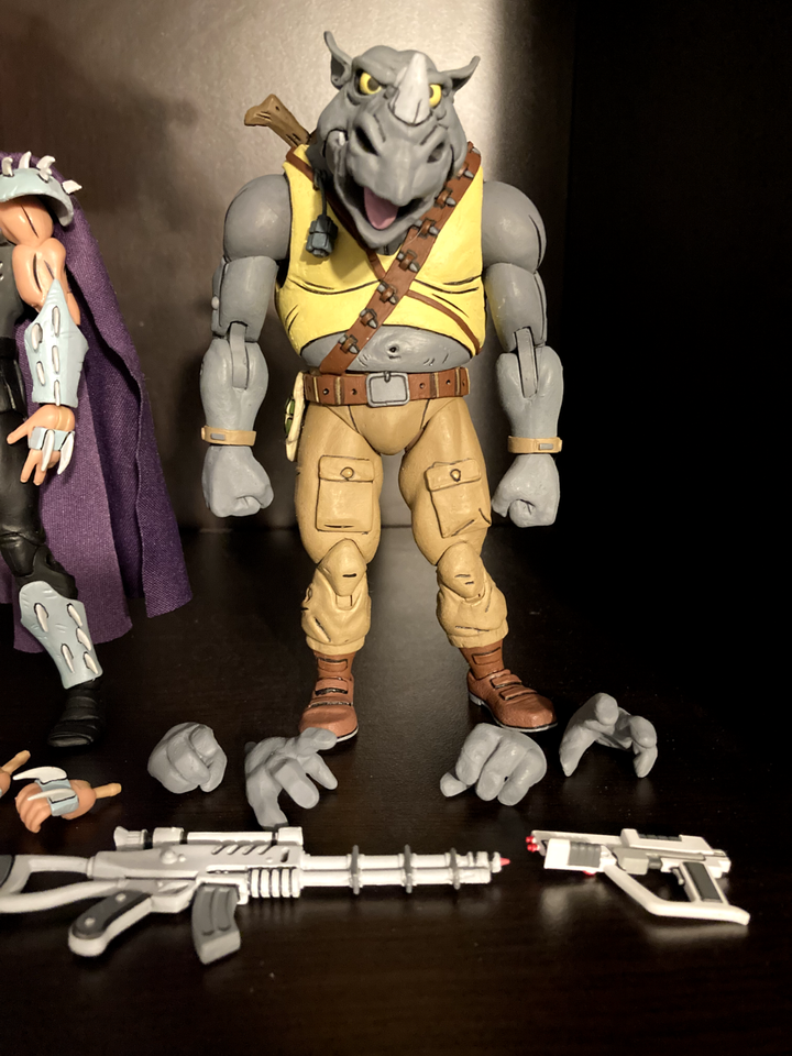 NECA Animated SHREDDER BEBOP ROCKSTEADY TEENAGE MUTANT NINJA TURTLES ...