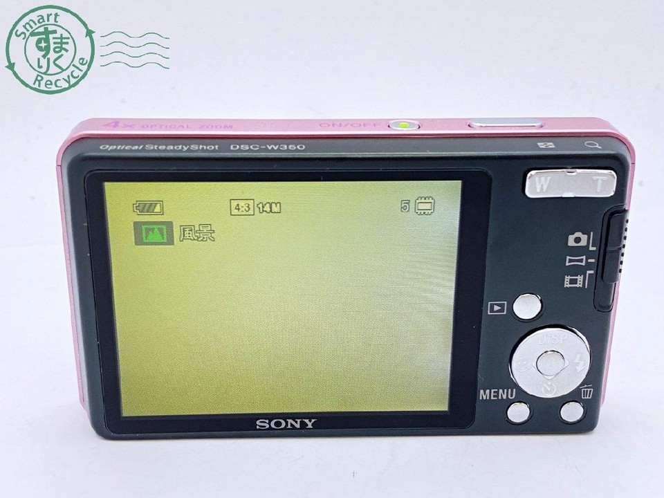 SONY Cyber Shot DSC-W350 Pink Digital Camera 14.1MP 4x zoom Japanese | eBay