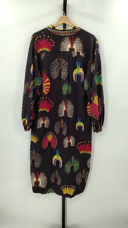 Farm Rio Women Wonderful Headdress Chemise Basic Sleeved Dress M | eBay