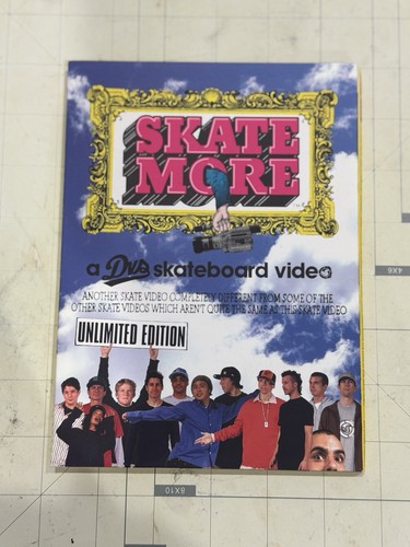 Skate More A DVS Skateboard Video Unlimited Edition Skateboarding DVD ...