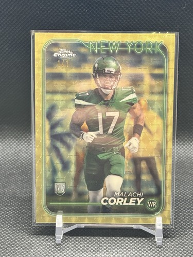 Malachi Corley 2024 Topps Chrome Football SUPERFRACTOR 1/1 | eBay