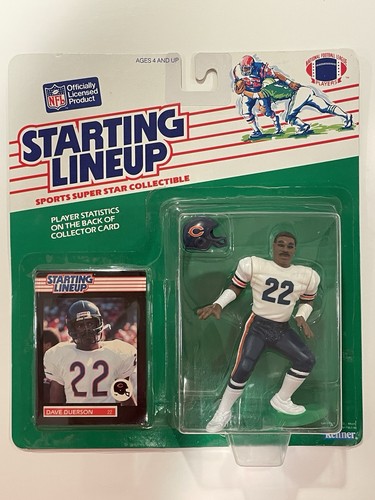 1989 Kenner Starting Lineup Dave Duerson NFL Figure Chicago Bears | eBay