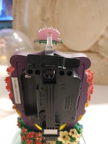 Disney Neverland Tinker Bell Analog Collectors Glass Clock Tested. | eBay