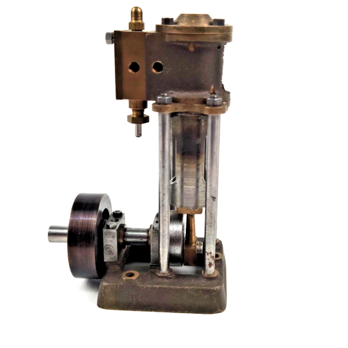 Vintage Small Vertical Model Steam Engine, Upright Live Steam Stuart ...