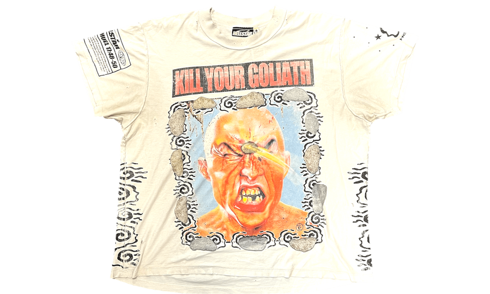Hellstar Kill Your Goliath T-Shirt White (PreOwned) | eBay