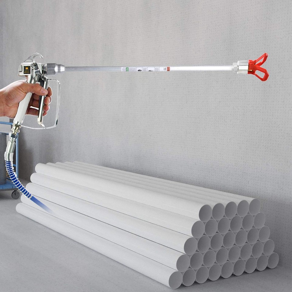 Airless Paint Sprayer Extension Rod 3 Pack 30cm 50cm 75cm with Red ...