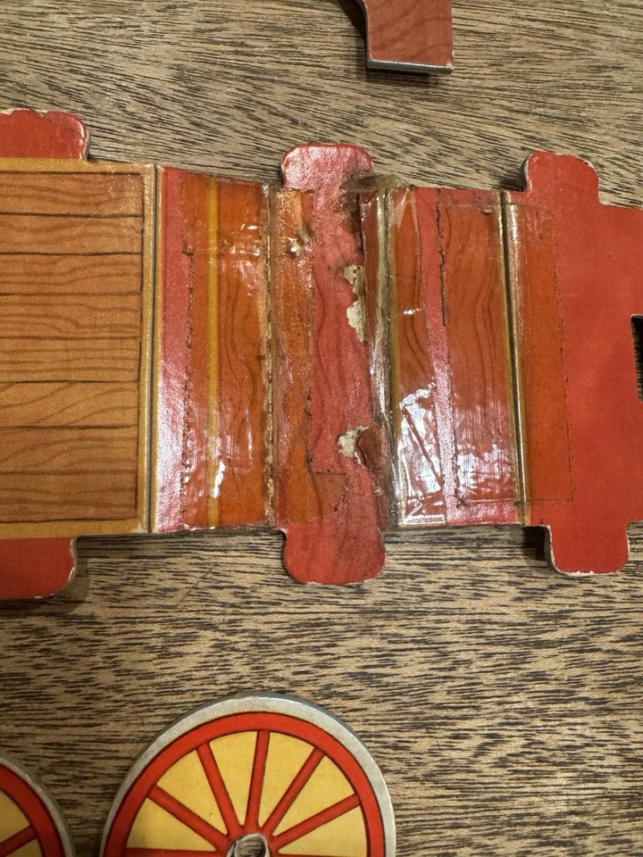 Vtg 1950s Milton Bradley HOPALONG CASSIDY Western Frontier Set PLAYSET ...