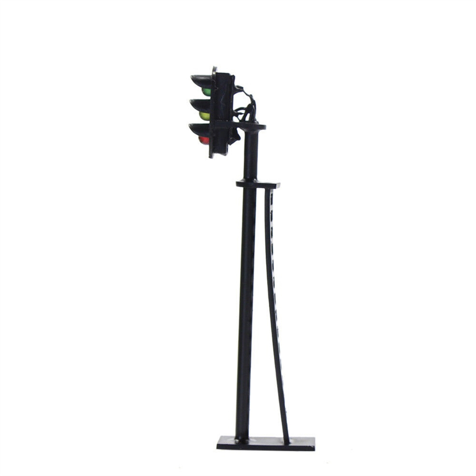 1:87 Scale 8.3cm Railway Signal Traffic Light Black Post With Ladder ...