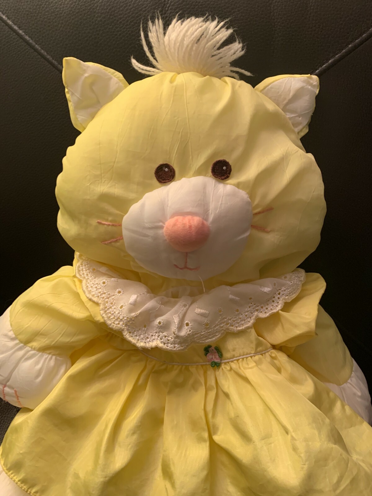 Fisher Price PUFFALUMP Cat/Kitten Puffalumps 1986 Yellow #8002 | eBay