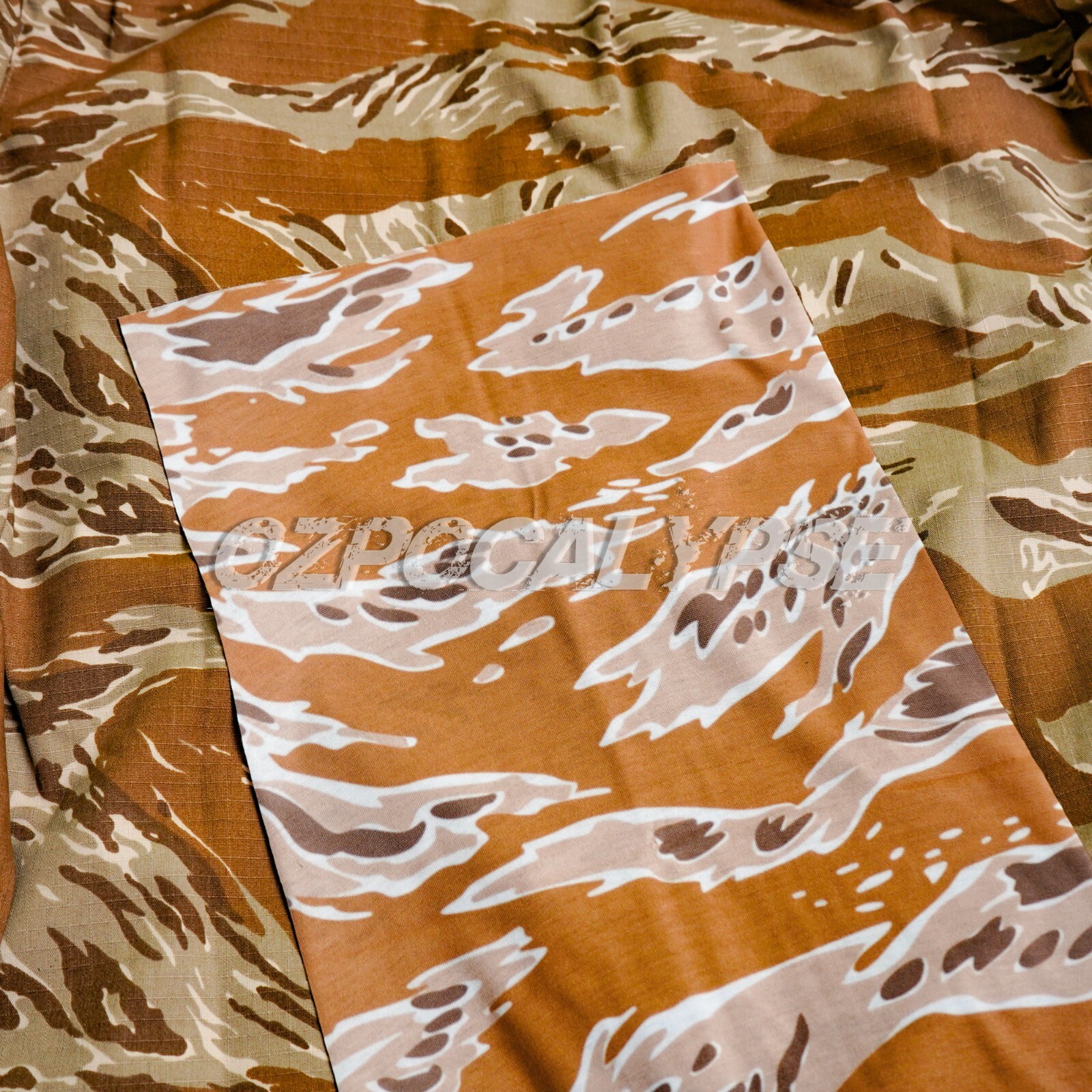 Desert Tiger Stripe Neck Gaiter - Army Camouflage Desert Camo Arid ...